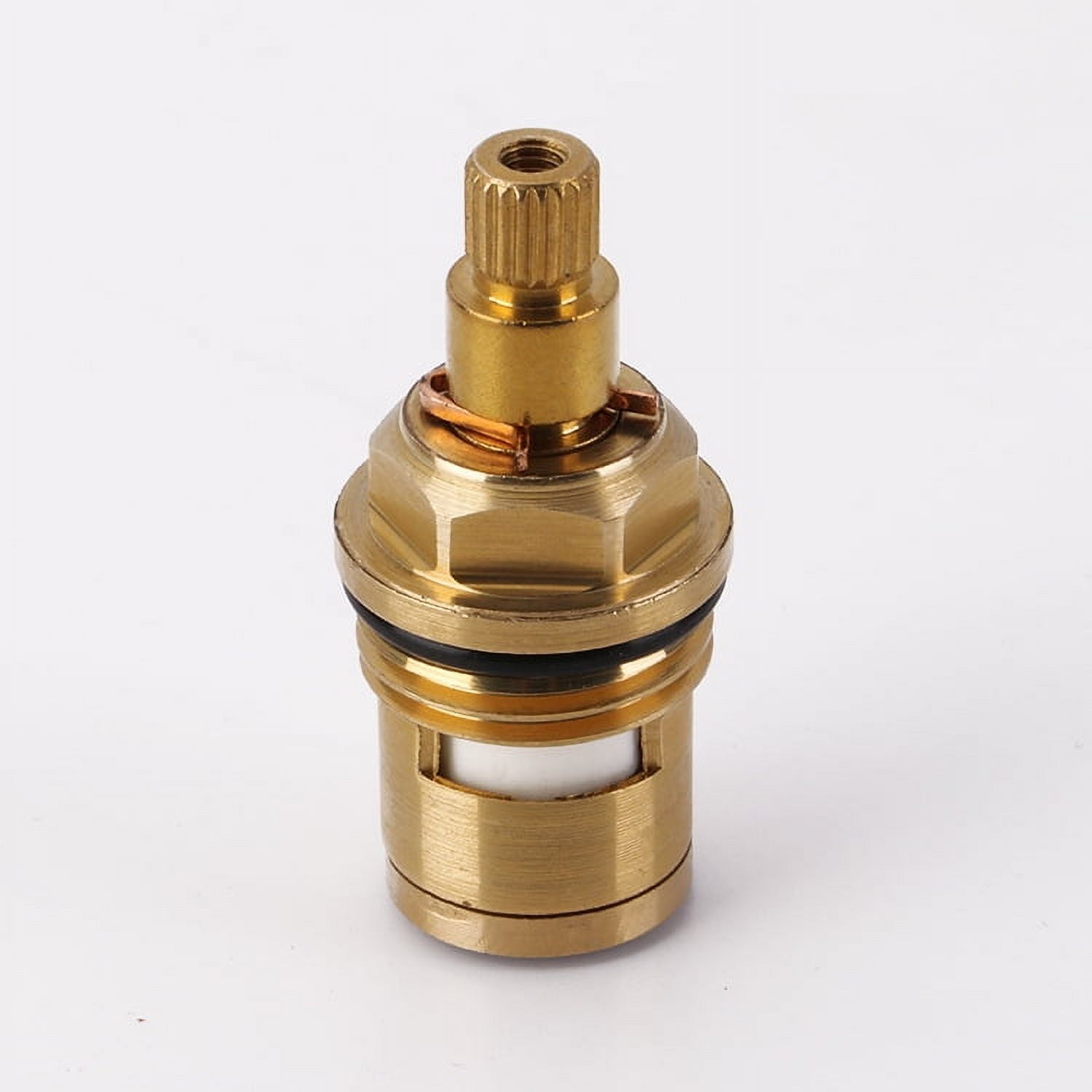 Copper body quick opening valve core single cooling single tooth ...