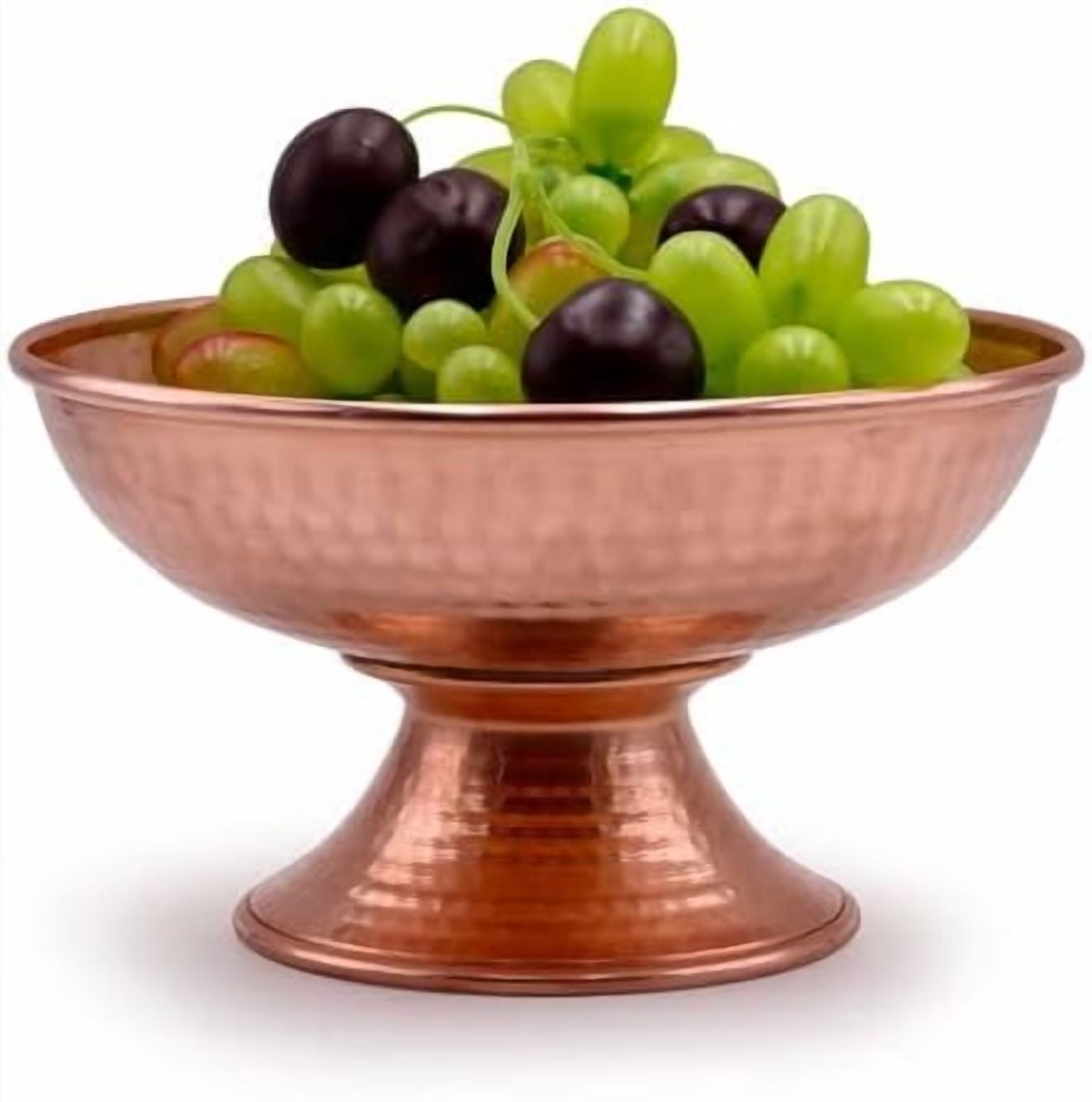 Copper offering Bowl with Pedestal Hand-beaten - Southeast Asian Monks ...