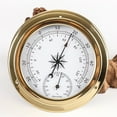Copper shell zirconium-plated marine barometer thermometer hygrometer ...