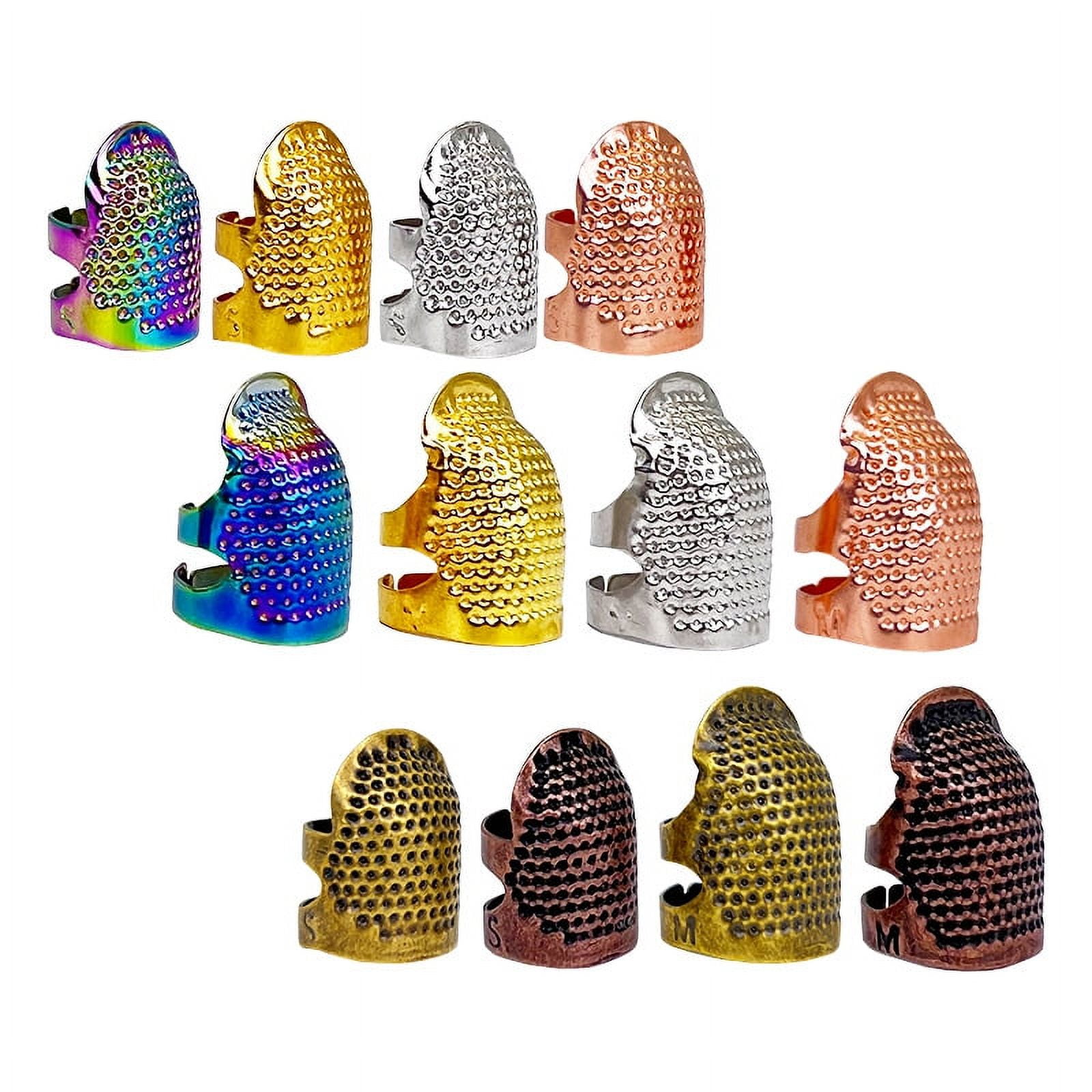 Copper thimble metal finger cuff ring thimble protector finger cuff ...