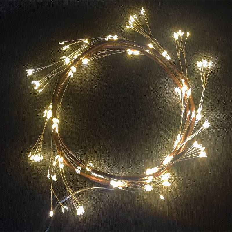 Copper wire branch lamp indoor and outdoor atmosphere decoration lamp ...