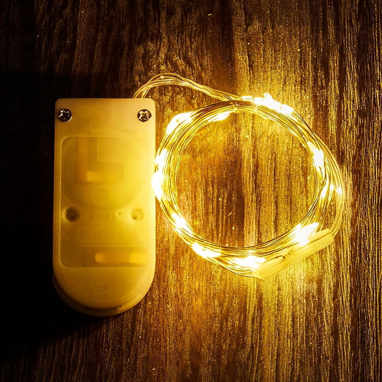 Copper wire lamp button battery box copper wire lamp star lamp holiday ...