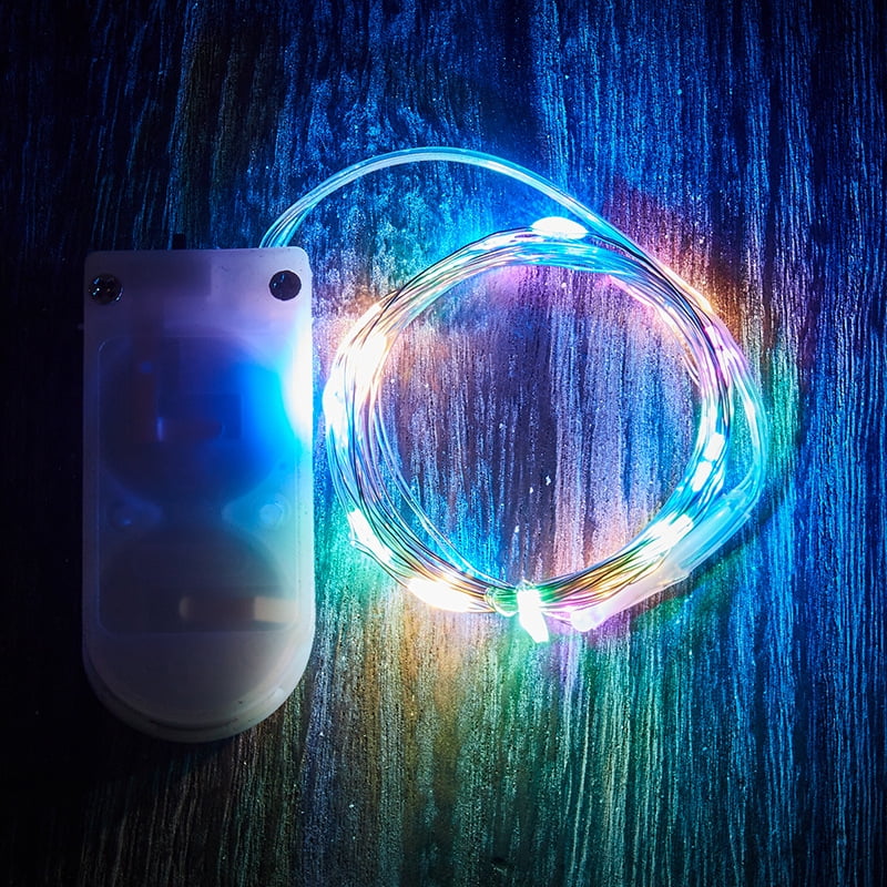 Copper wire lamp button battery box copper wire lamp star lamp holiday ...