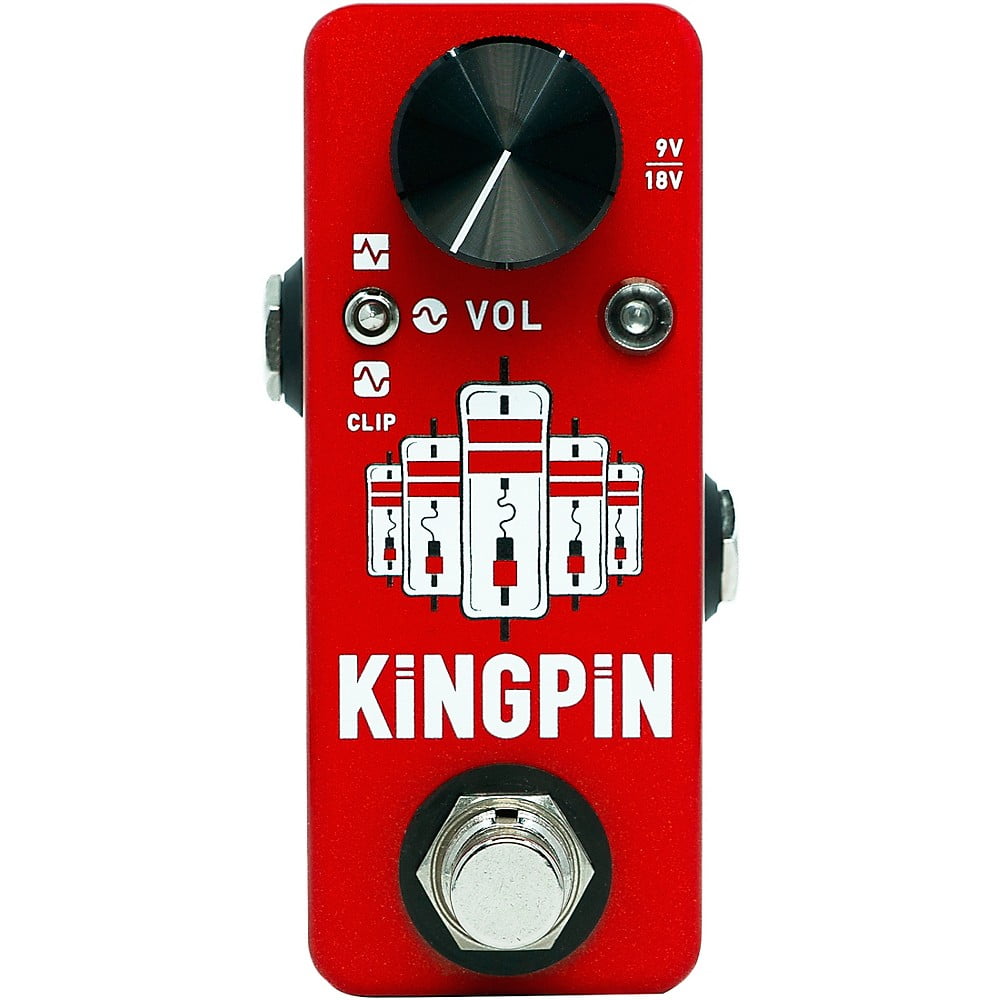 CopperSound Pedals Kingpin Germanium Clipper Effects Pedal Red ...