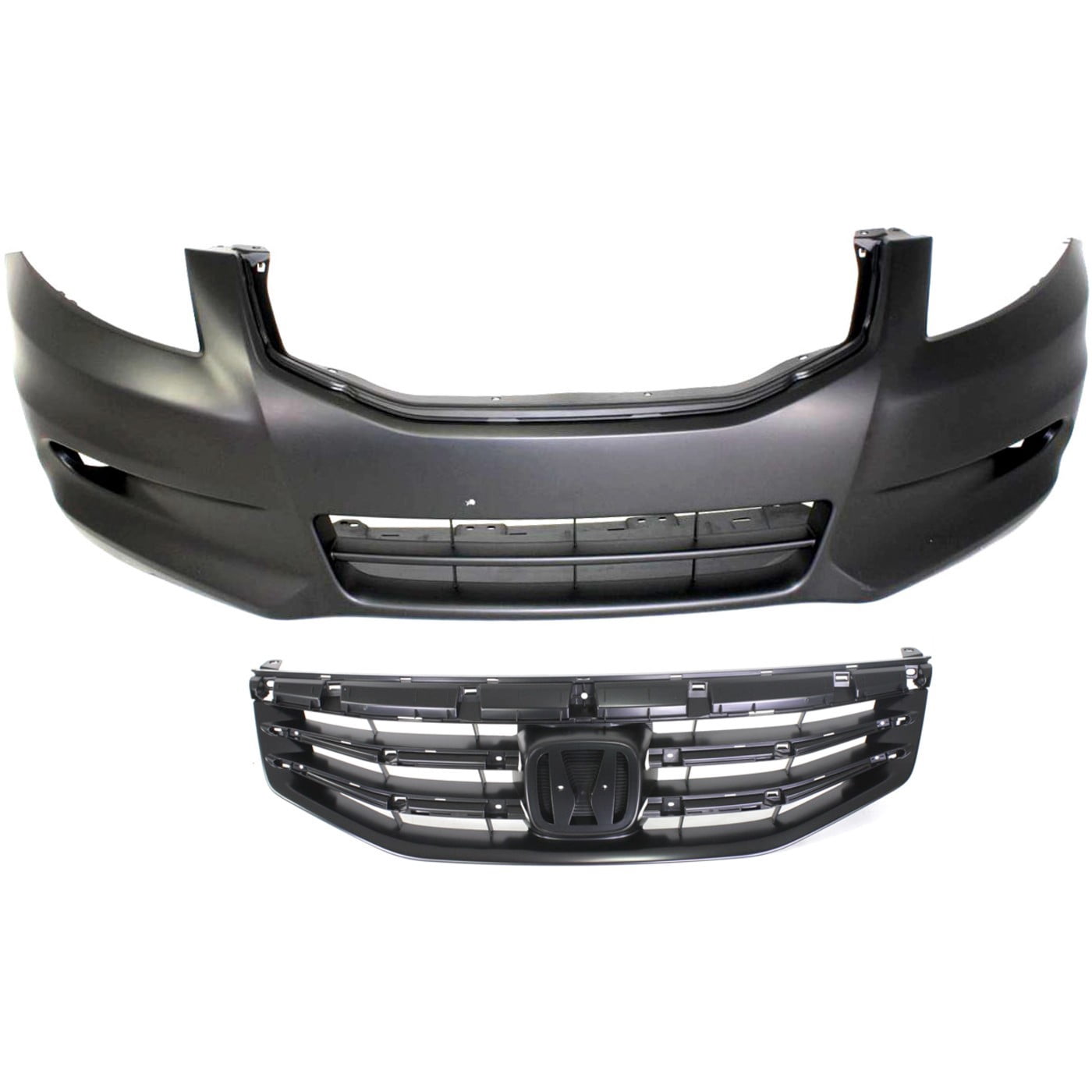 Copperado Bumper Cover Fascia for Accord 2011-2012 - Front for Sedan ...