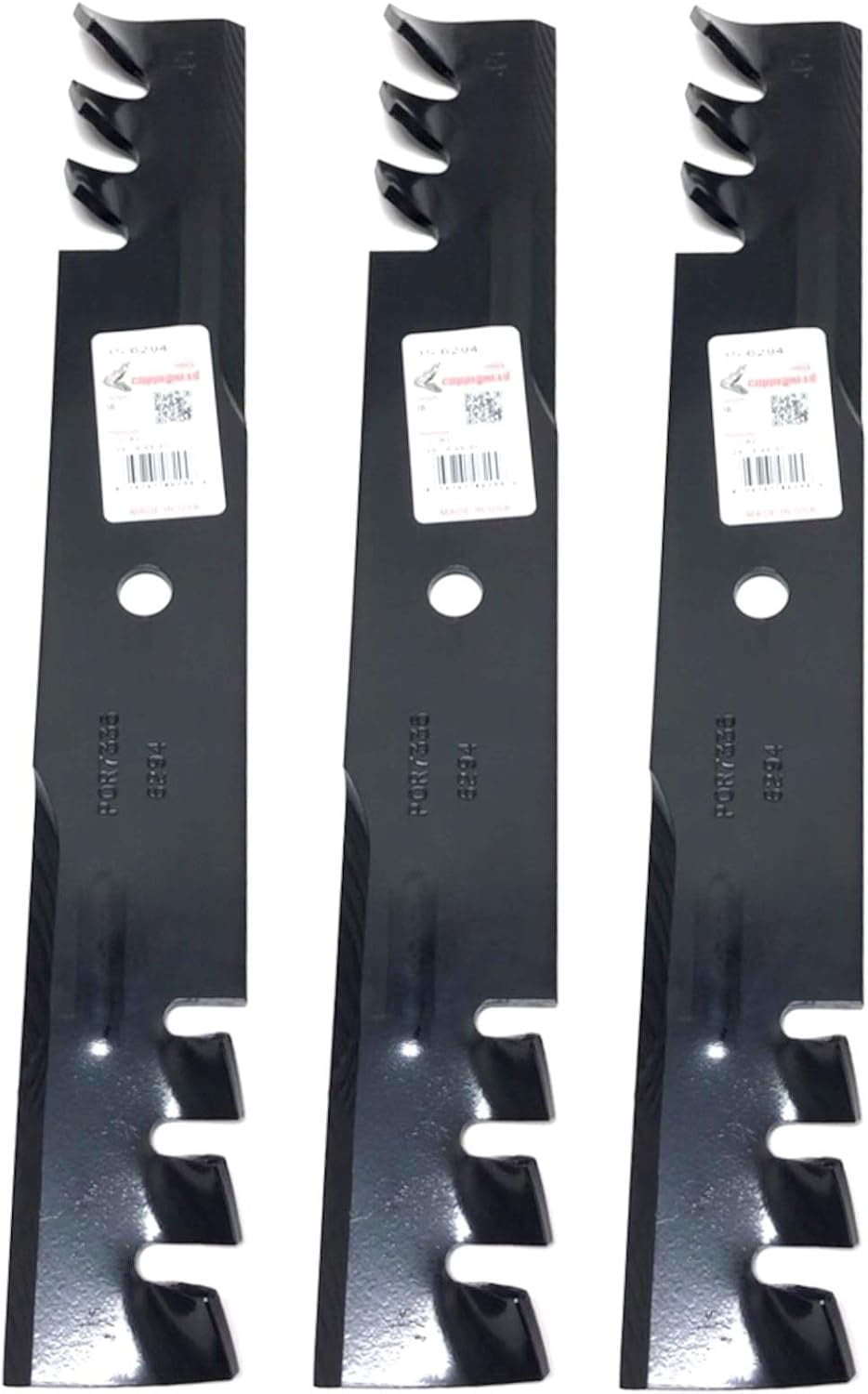 Copperhead Set of 3 Mulching Blades 18" X 5/8" - Compatible with: Scag ...