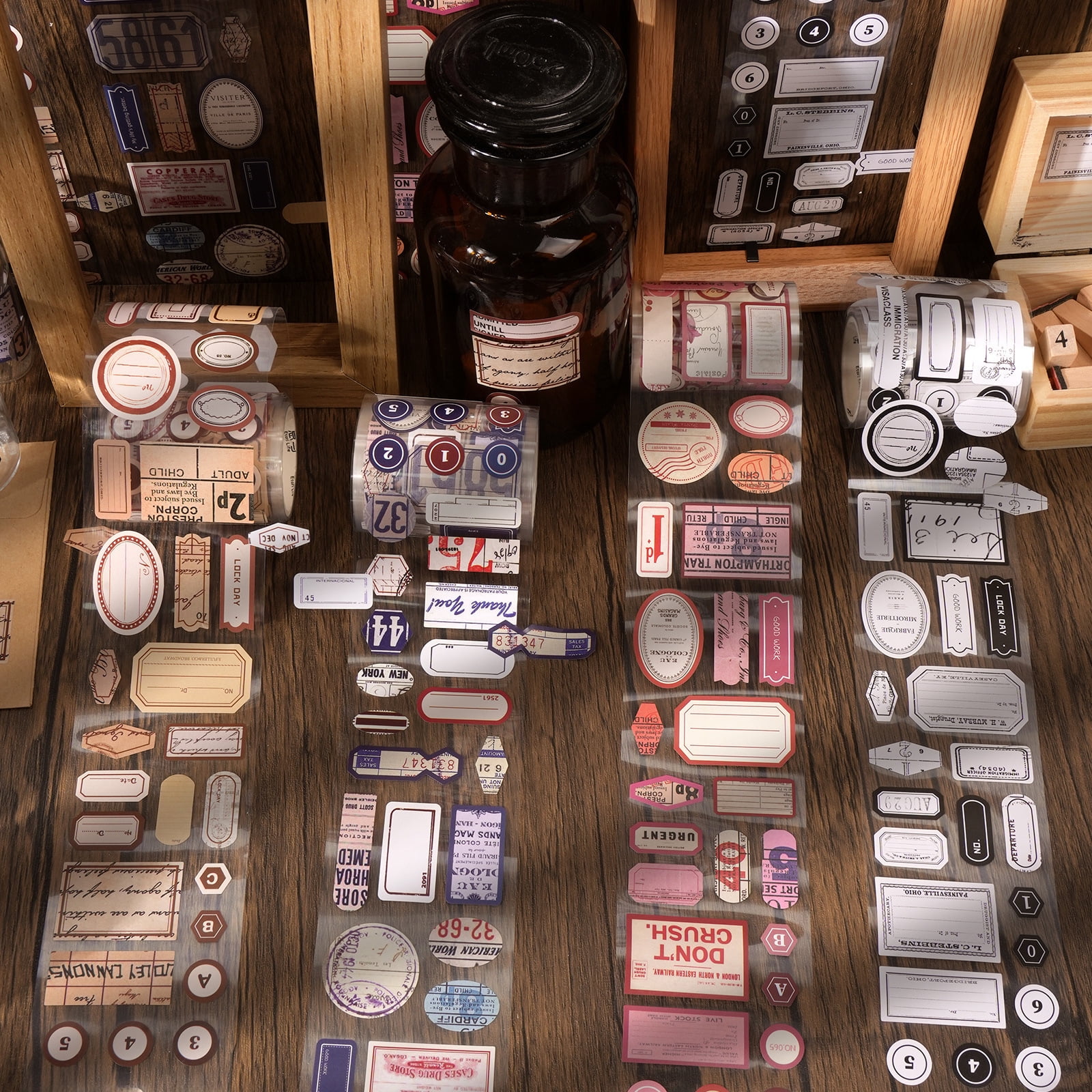 Copperplate paper tape border label series vintage labels cell phone ...