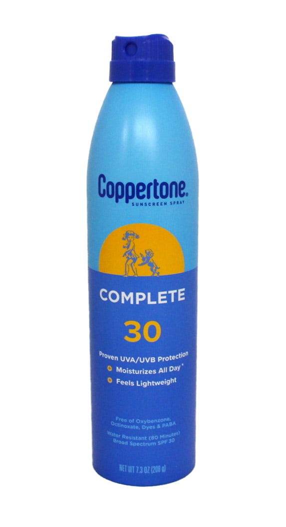 Coppertone Complete Sunscreen Spray SPF 30 7.3 Ounce HSA/FSA Eligible - Walmart.com
