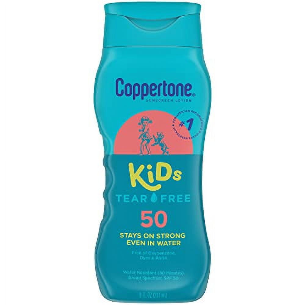 Coppertone Kids Sunscreen Lotion SPF 50, Water Resistant Sunscreen for Kids, #1 Pediatrician ...
