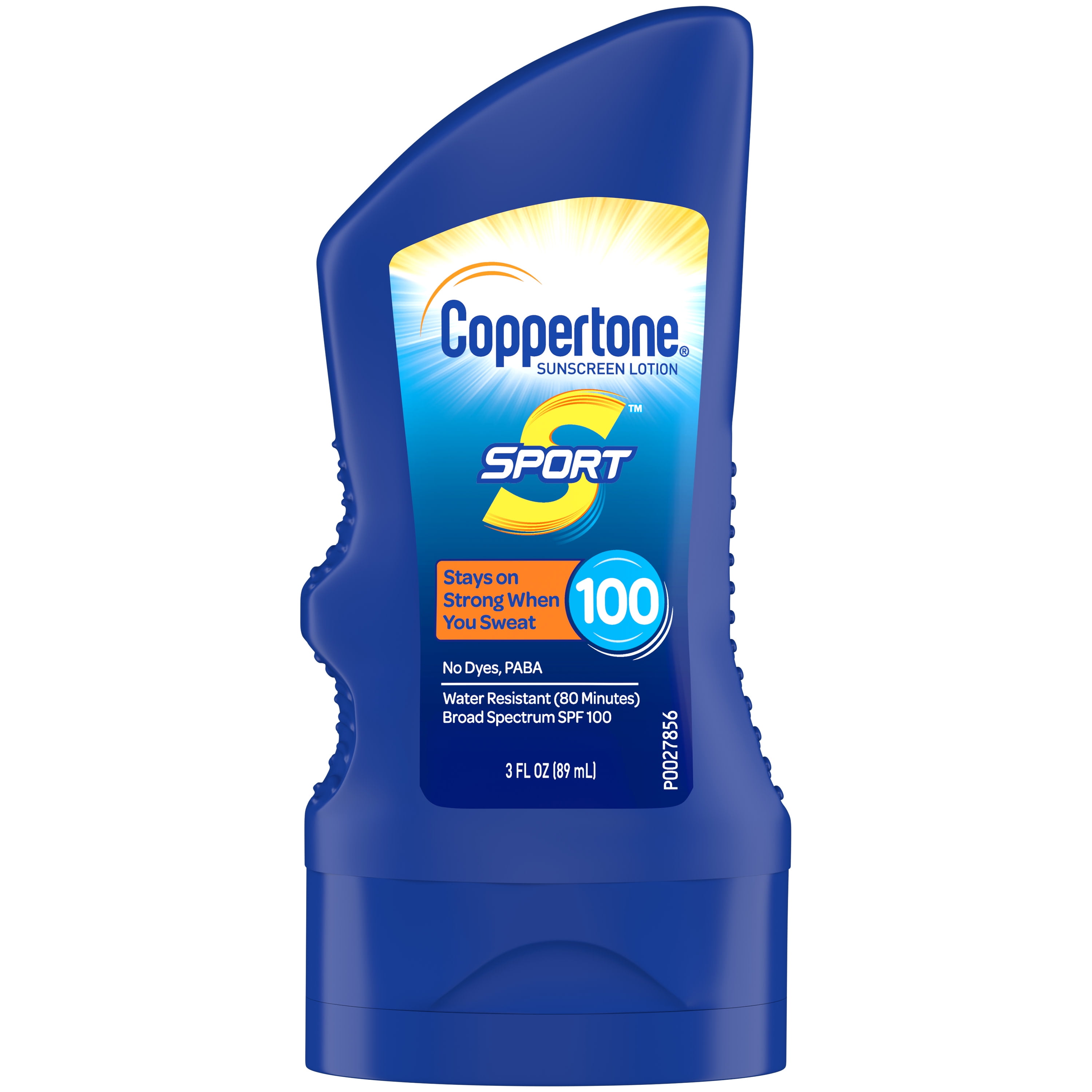 Coppertone Sport Sunscreen SPF 100, Durable Travel Size Lotion, 3 fl oz ...