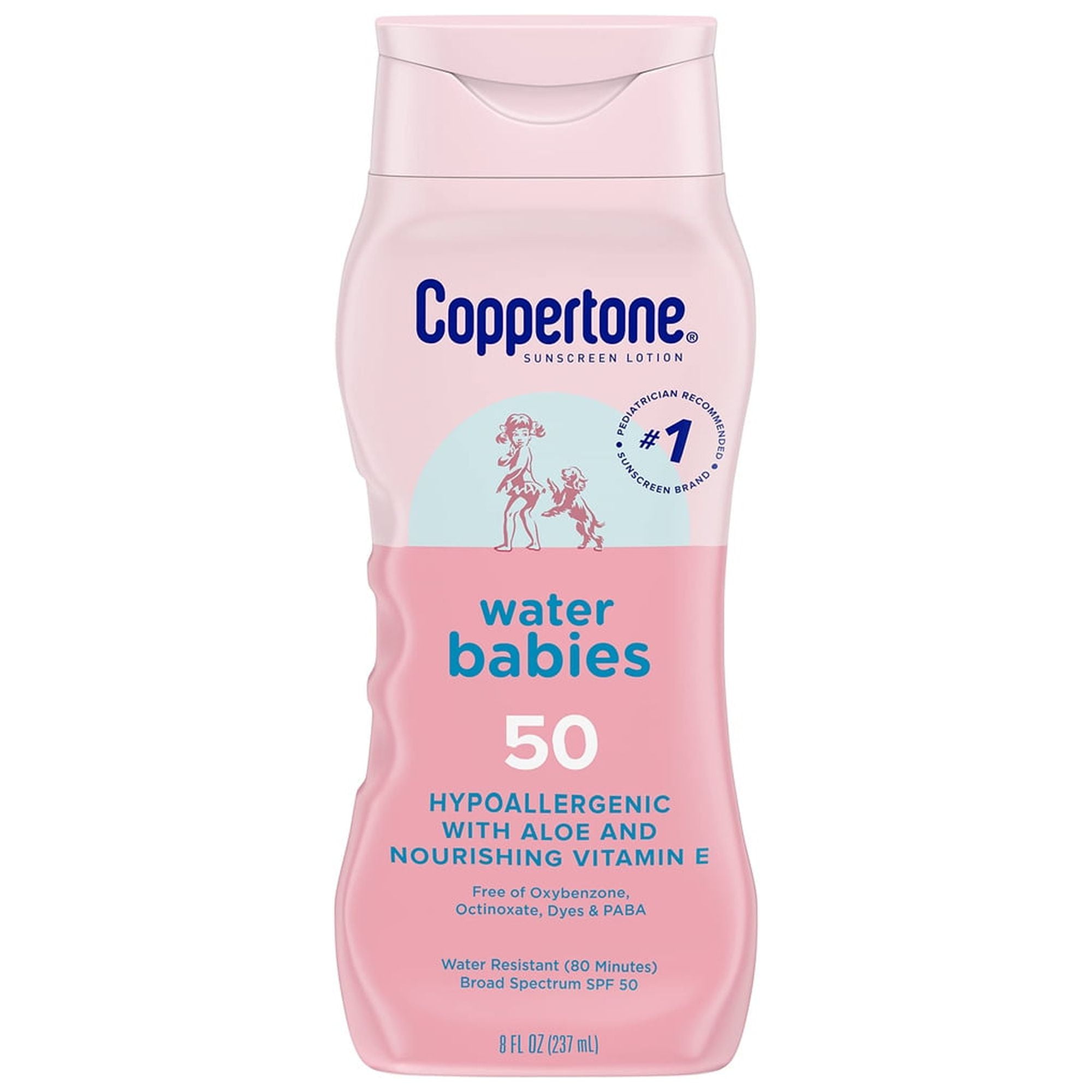 Coppertone WaterBabies SPF 50 Baby Sunscreen Lotion Sunscreen SPF 50 8 ...