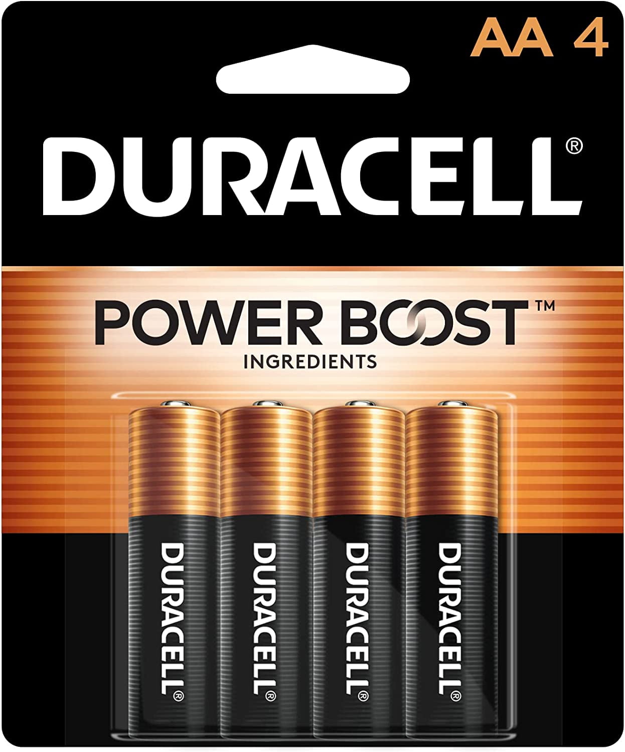 Coppertop AA Batteries with Power Boost Ingredients, 4 Count Pack ...