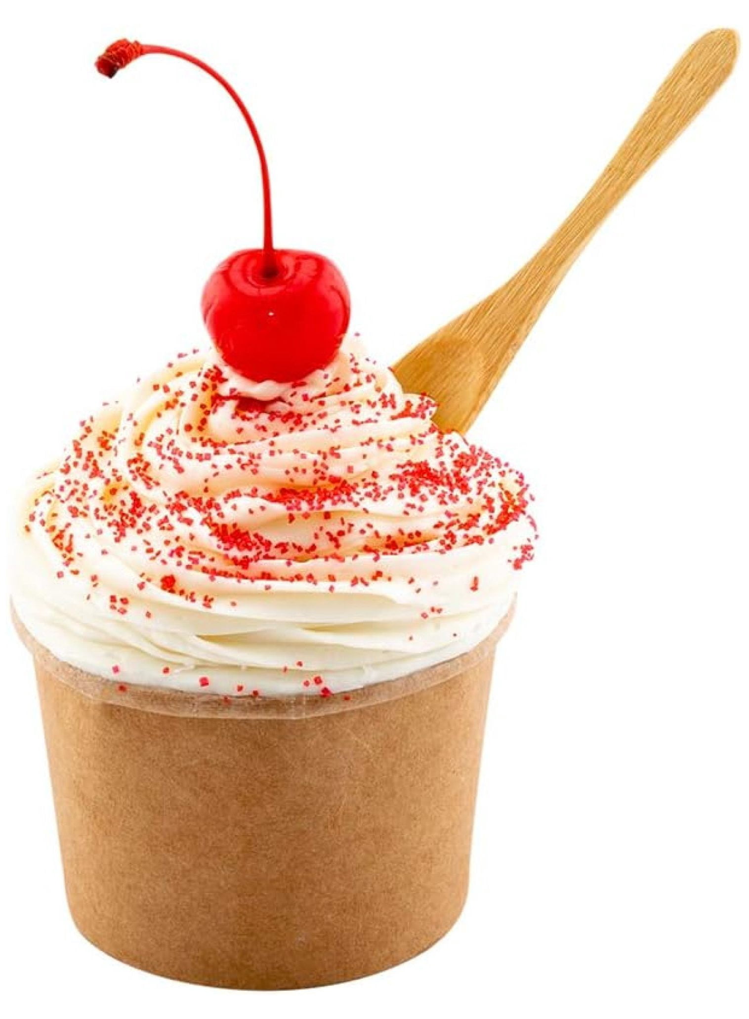 Coppetta 4 Ounce Dessert Cups, 200 Disposable Ice Cream Cups - Lids ...