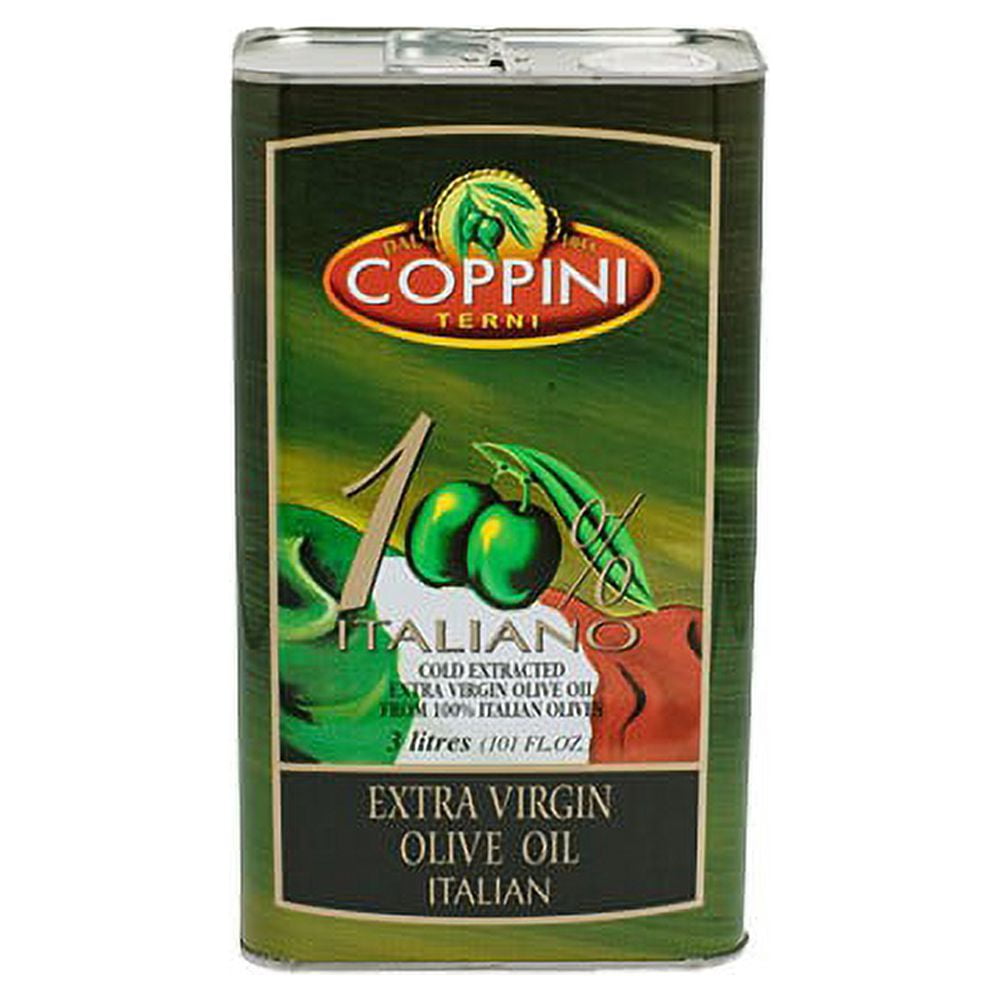 Coppini 100% Italian Extra Virgin Olive Oil - 3L - Walmart.com