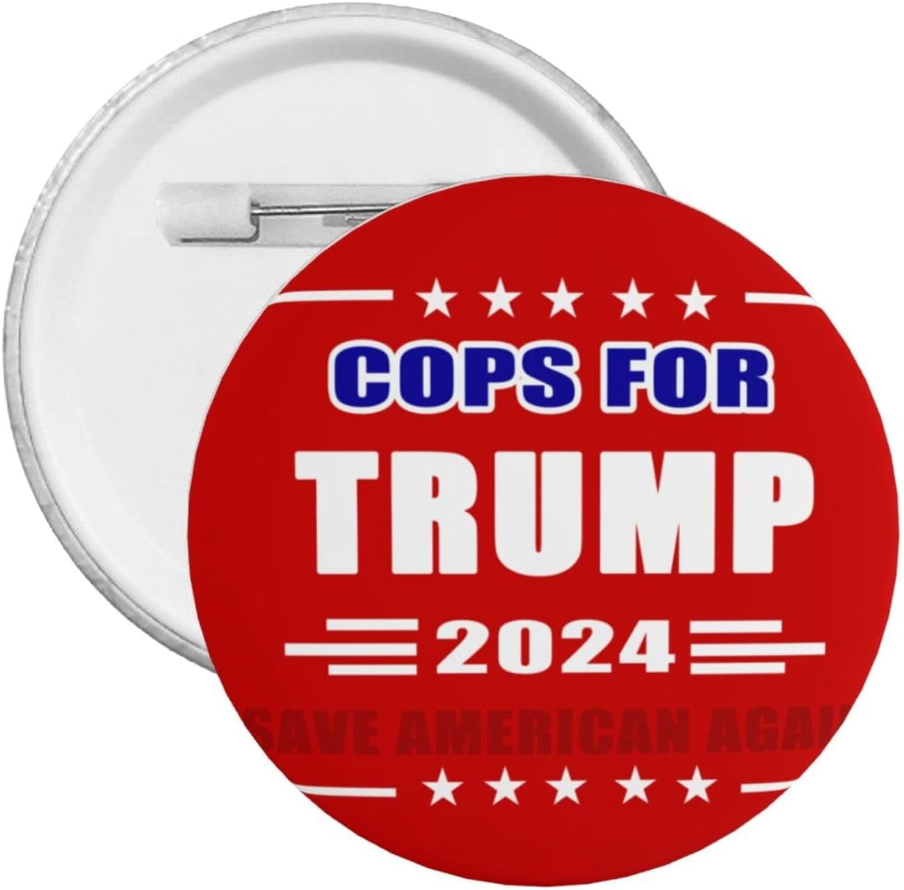 Cops For Trump 2024 Save America Againbrooch Pin Badges Decors For ...
