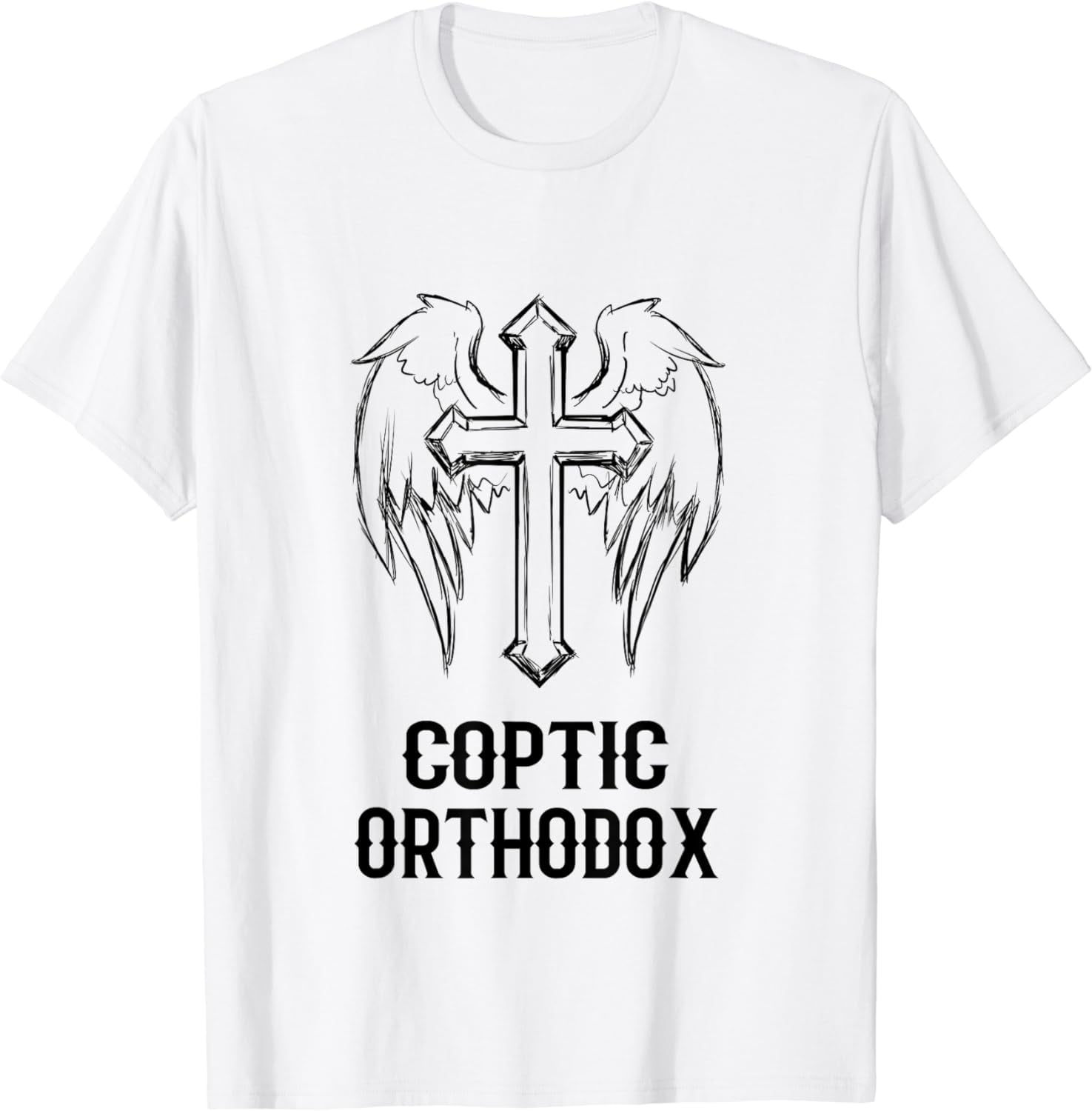 Coptic Orthodox / Orthodox Christian Modern Font Design T-Shirt ...