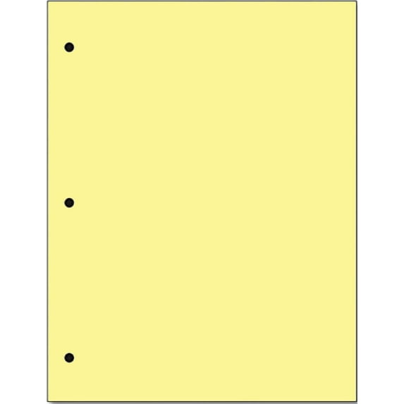 Copy And Printing Color Paper, 20 Lb. 3 Hole Punch 500 Sheets Per Ream ...