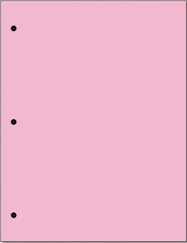 Copy And Printing Color Paper, 20 Lb. 3 Hole Punch 500 Sheets Per Ream ...