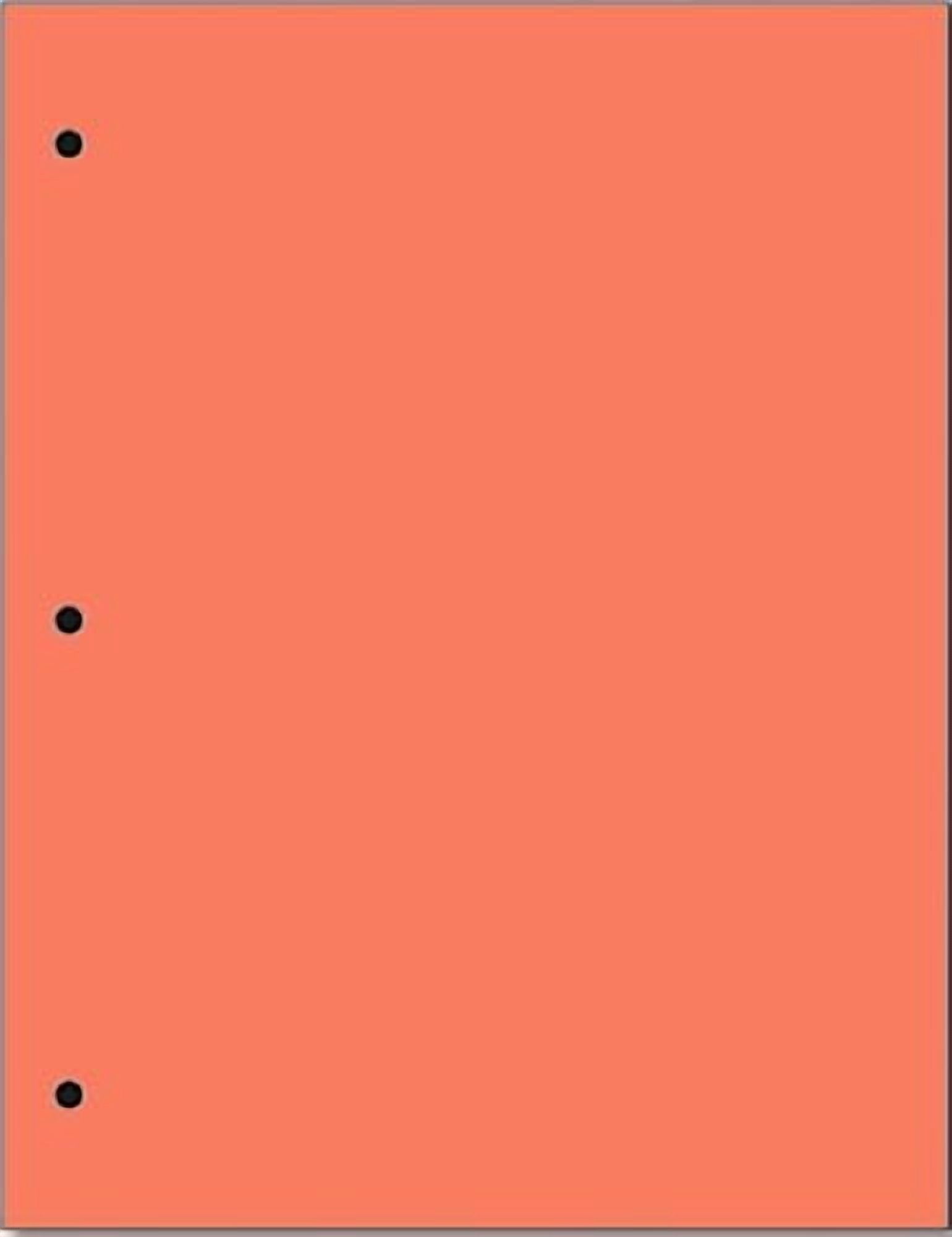 Copy And Printing Color Paper, 20 Lb. 3 Hole Punch 500 Sheets Per Ream ...