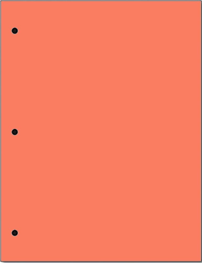 Copy And Printing Color Paper, 20 Lb. 3 Hole Punch 500 Sheets Per Ream ...
