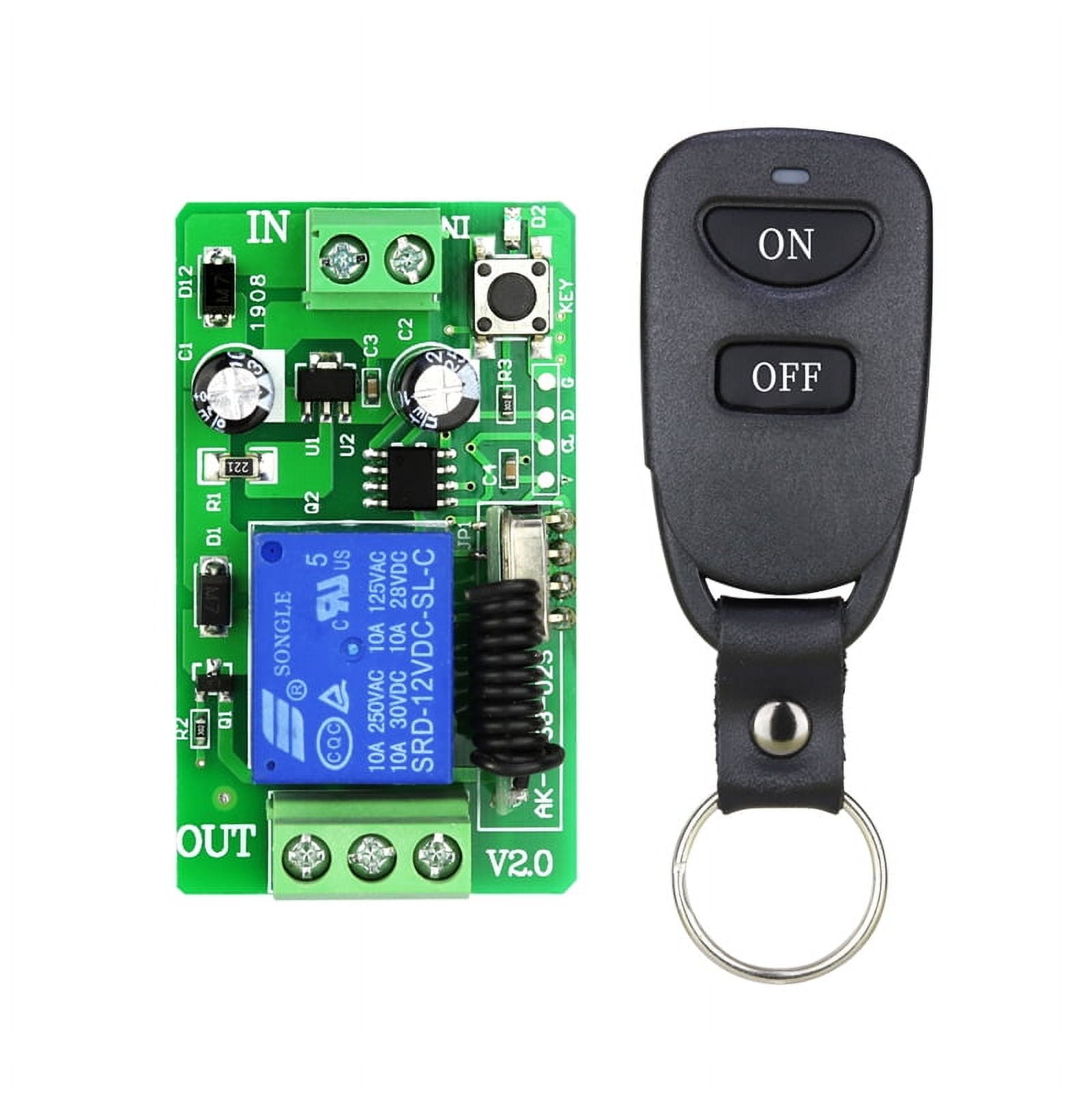 Copy Code Remote Control Wireless Universal Door Duplicate Key Fob 433MHZ Cloning Gate Garage ...