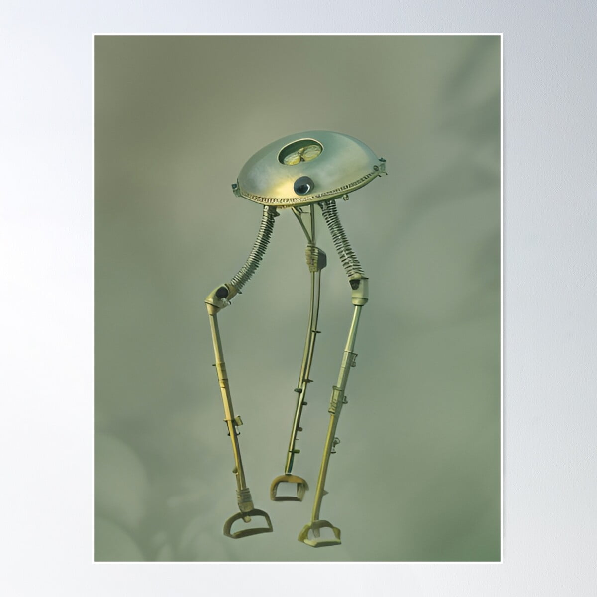 Copy Of Alien Tripod Poster Wall Art, Modern Wall Decor For Living Room ...