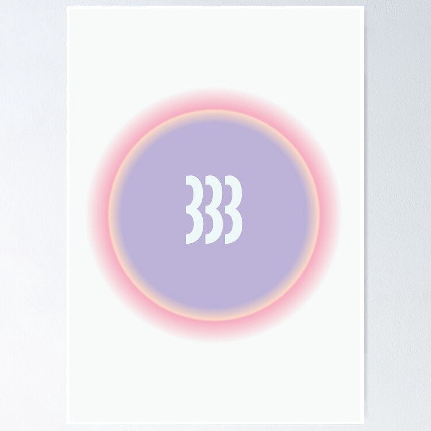 Copy Of Angel Number 333 Manifestation Poster Poster- Unframed Poster ...