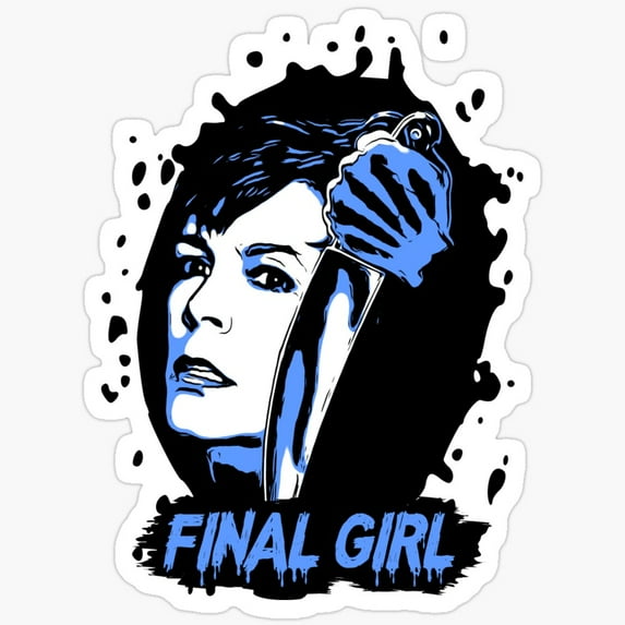 Copy Of Horror Final Girls - Laurie Sticker Phone Decal Water Bottle ...