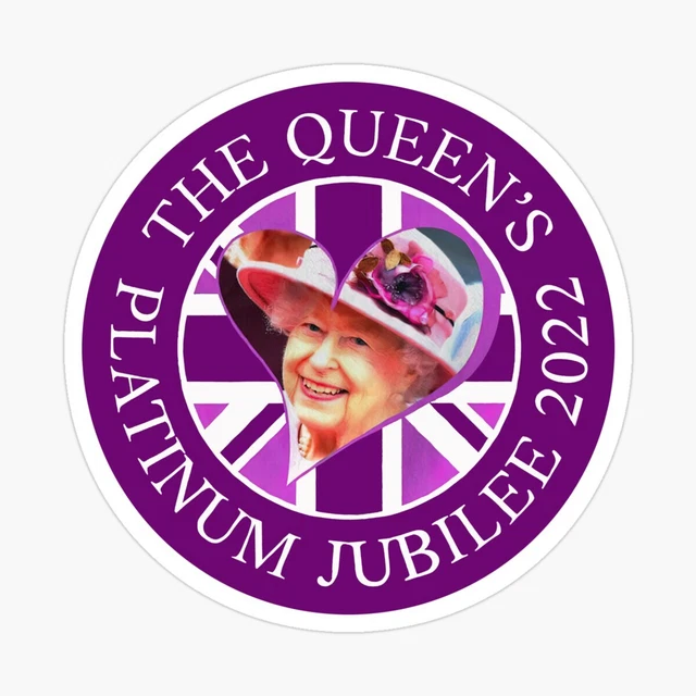 Copy Of Queen Jubilee Corgi Queen Platinum Jubileeqeen Art Sticker ...