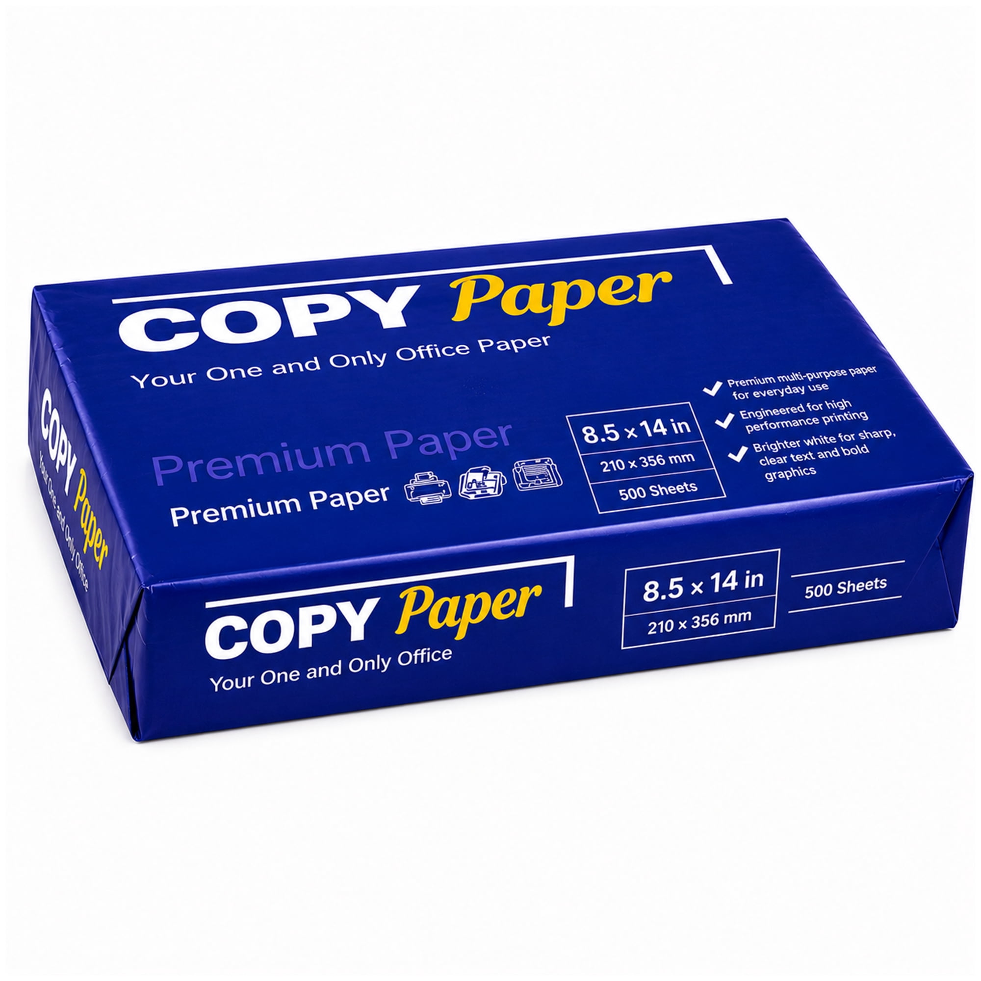 Copy Paper/Office Paper, White, 8.5 x 14 Inches (Legal Size), 92 ...