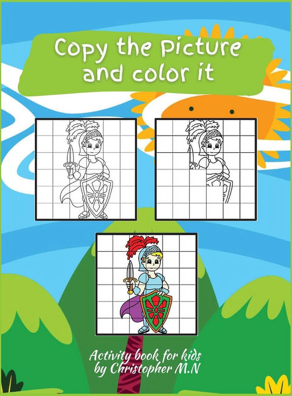Copy the Picture and Color it: Activity Book for Children with big ...