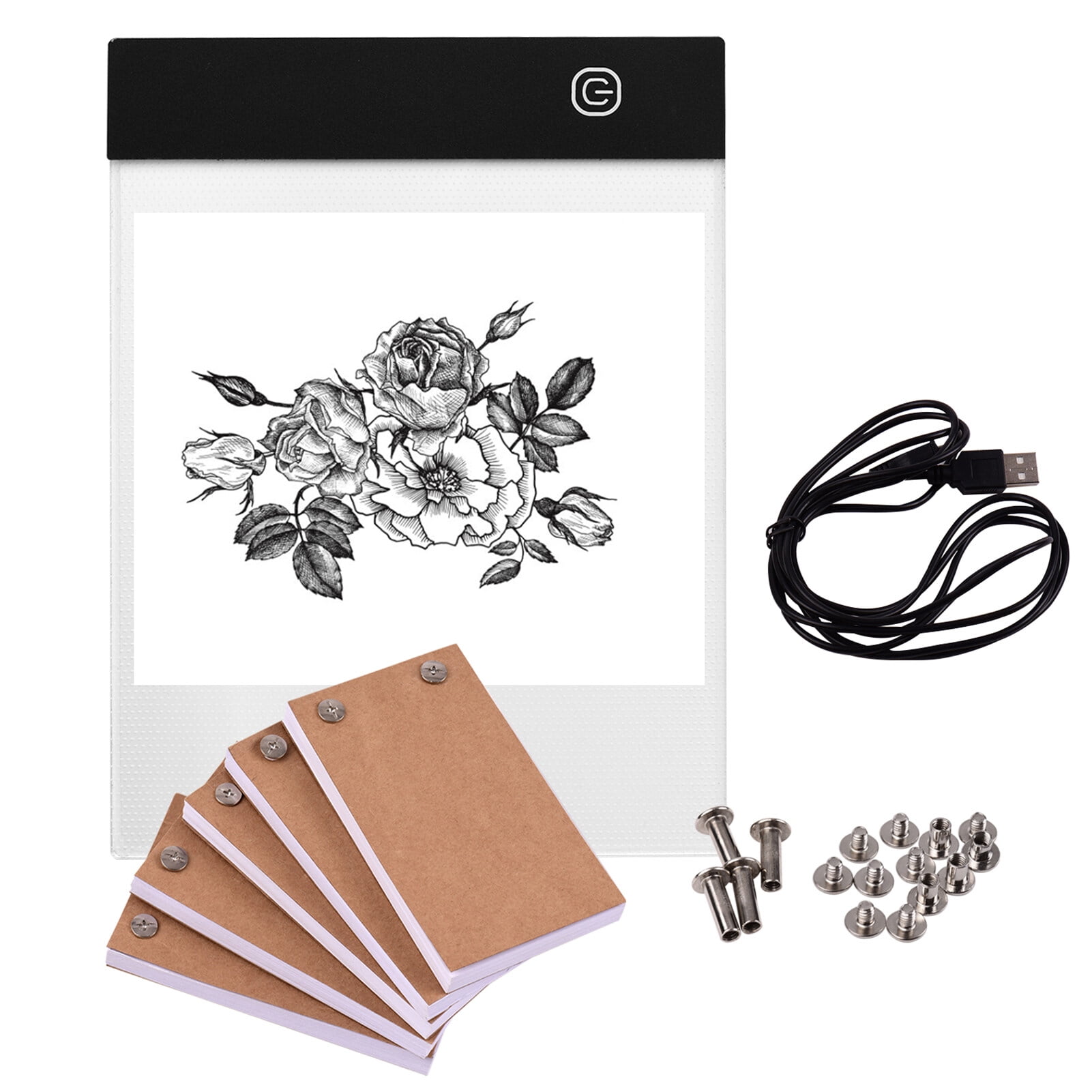 Copyboard,Portable Flip Book Tablet Led Box 3 300 Flipbook With Screws ...