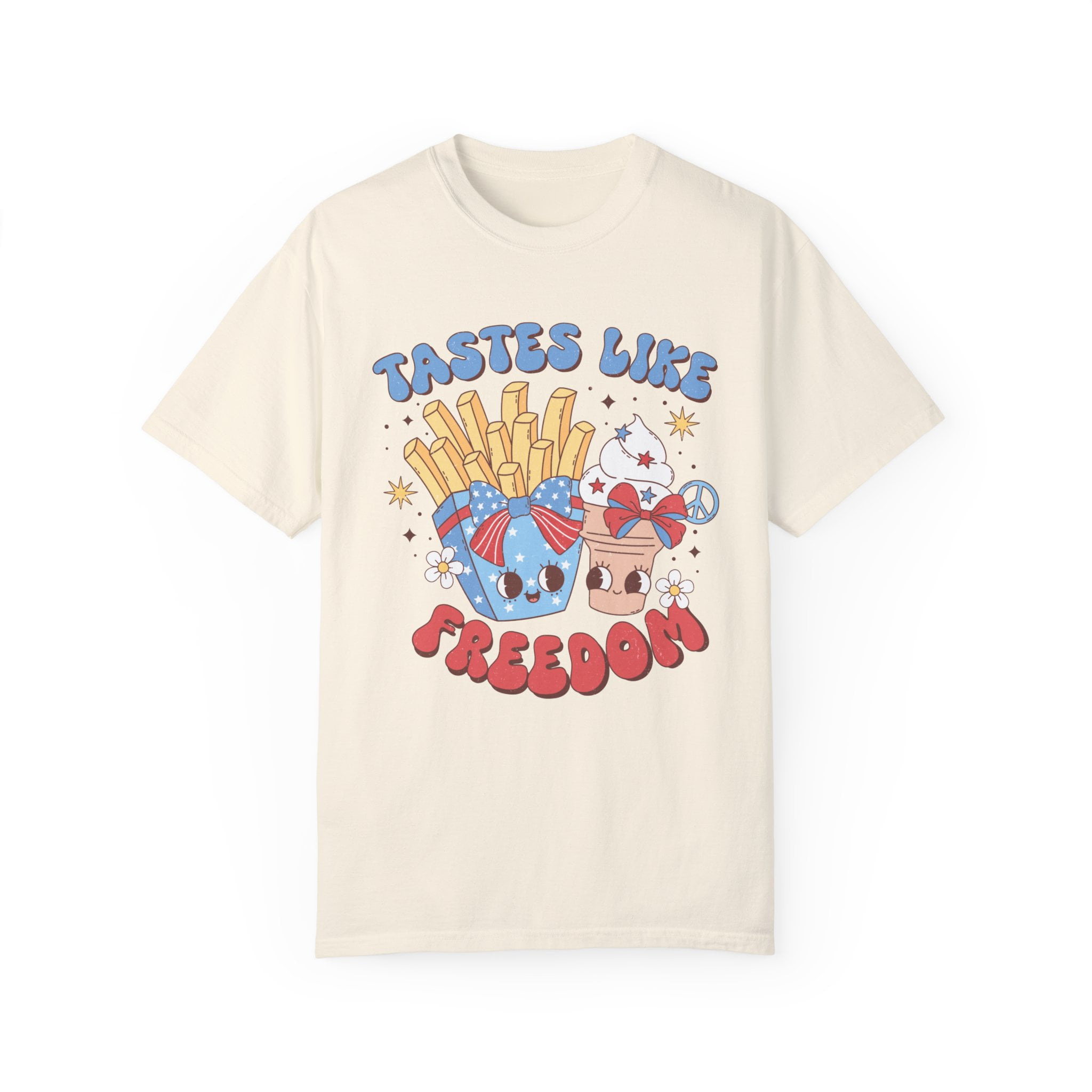 Coquette 4th of July Tastes Like Freedom Comfort Colors Shirt - Walmart.com