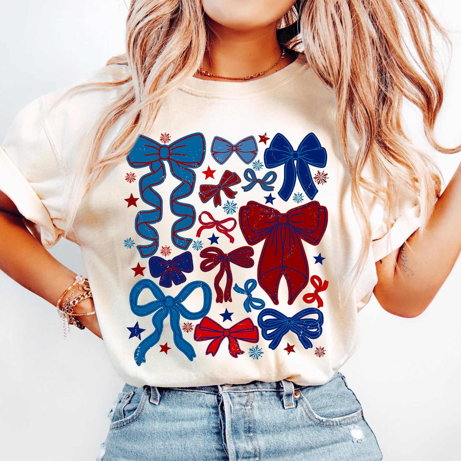 Coquette America Bow Shirt, Inauguration Day Shirt, USA 4th of July Bow ...