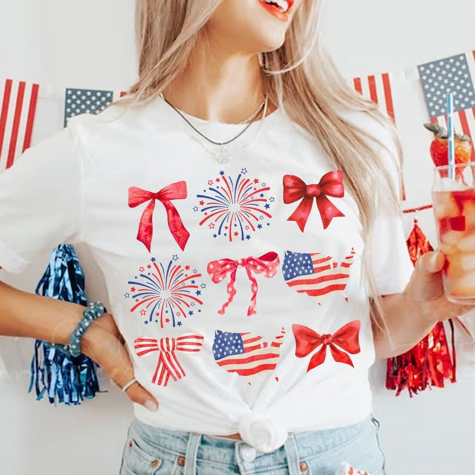 Coquette American Flag png, Coquette Bow png, 4th of July sublimation ...