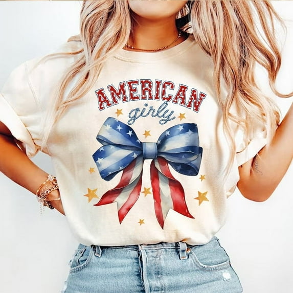 Coquette American Girly Coquette Bow 4th of July sublimation, America ...