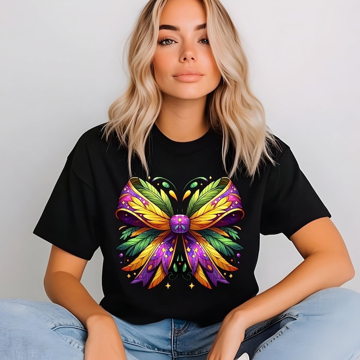 Coquette B1Ow Mardi G Uni For Her B1OurB1On Street Ouit 100% Cotton ...