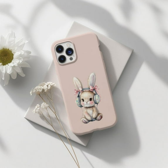 Coquette Baby Bunny Easter Phone Case for iPhone 11 12 13 14 15 16 Pro ...