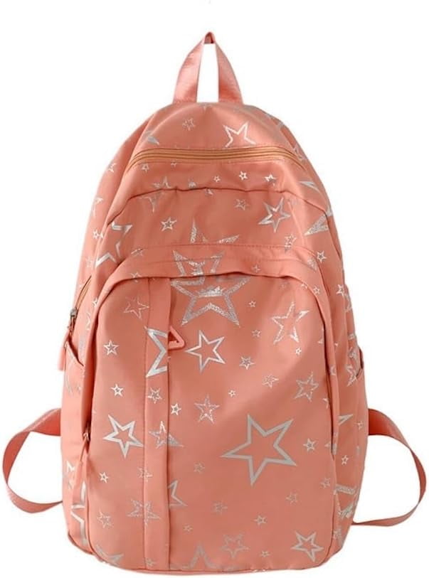 Coquette Backpack Silver Stars Balletcore Y2K Backpack Bookbag Vanilla ...