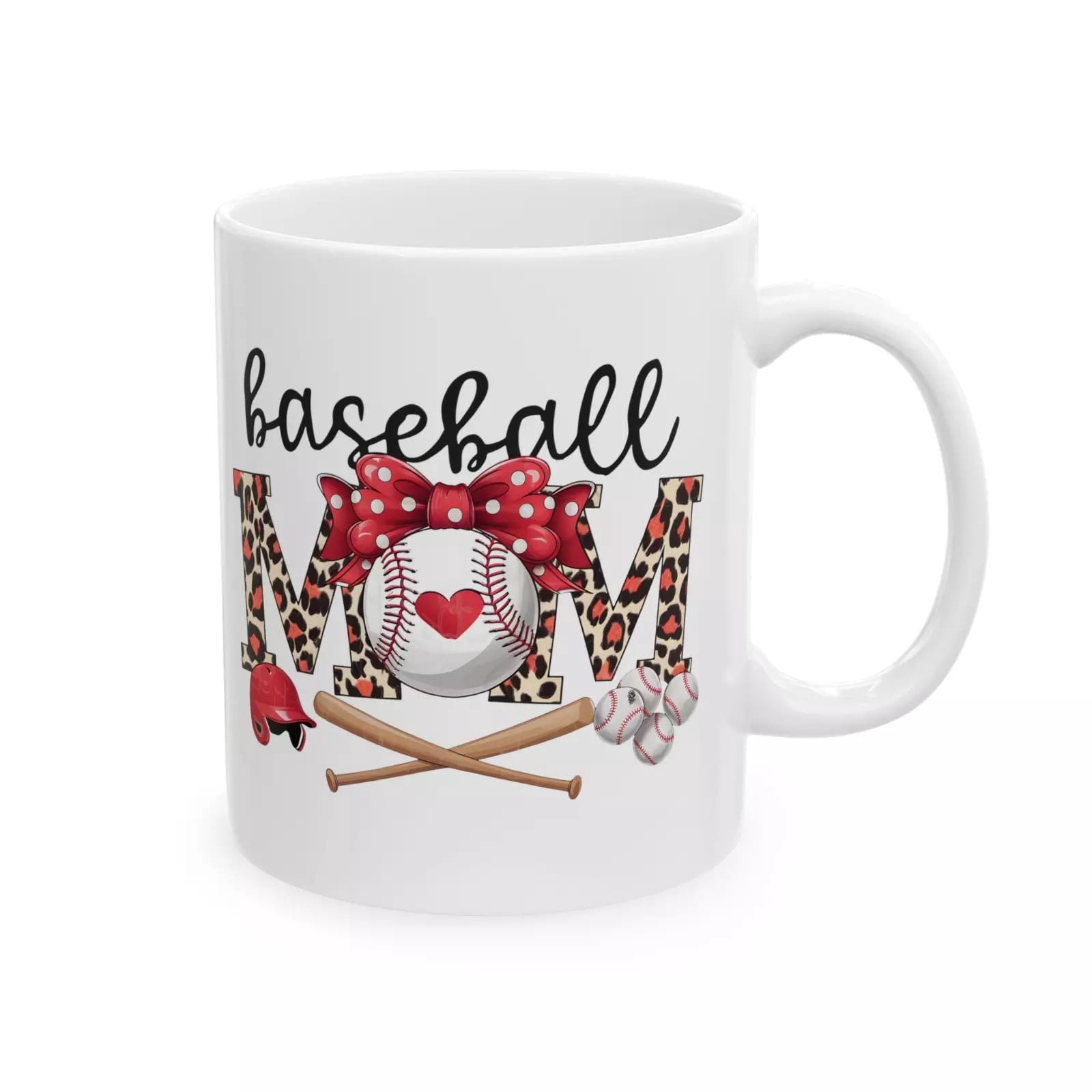 Coquette Baseball Mom Mug – Cute Gift for Game Day & Team Moms ...