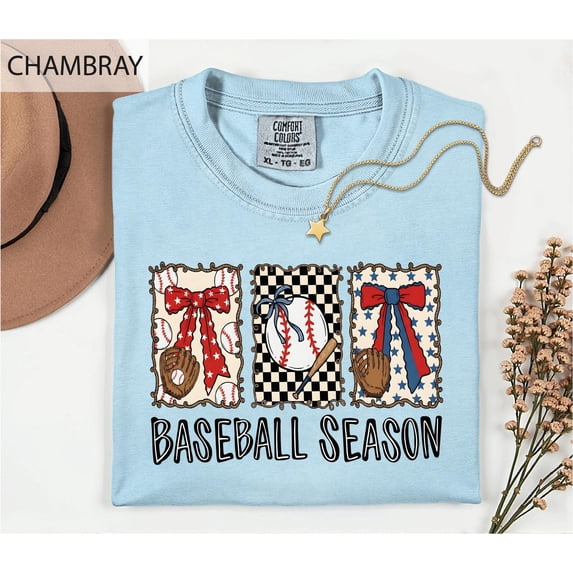 Coquette Baseball TShirt Baseball Is My Favorite Season Shirt Retro ...