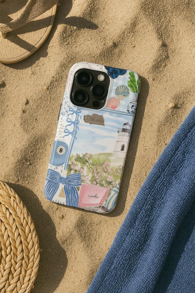Coquette Beach Summer Collage Case for iPhone 11 to 16 Pro Max ...
