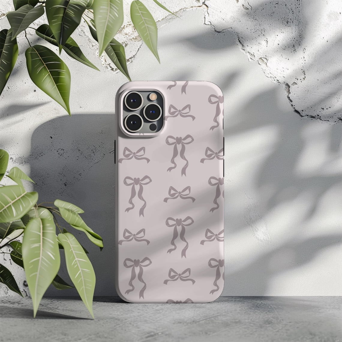 Coquette Black Bow Boho Phone Case Compatible with iPhone 11 to 16 Pro ...