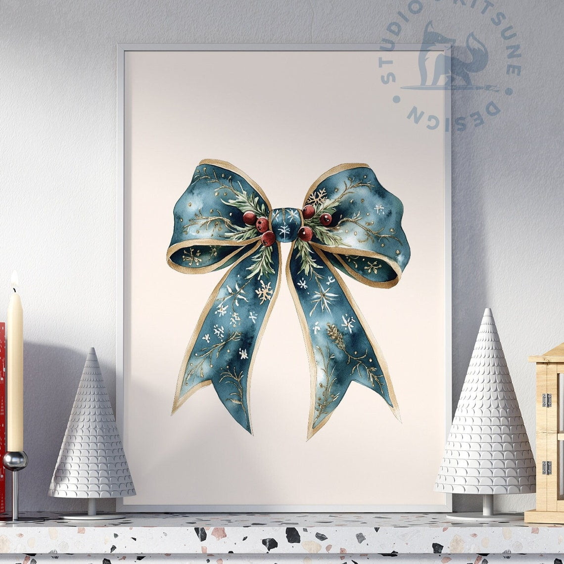 Coquette Bow, Aesthetic Print, Traditional Bow, Trendy Print, Green ...