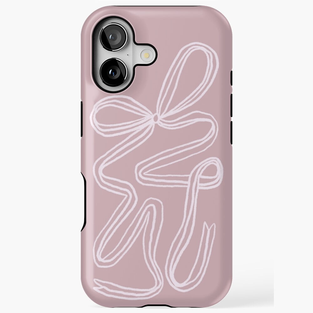 Coquette Bow Art Aesthetic Gift Phone Case with iPhone 17 to 11 Pro Max ...