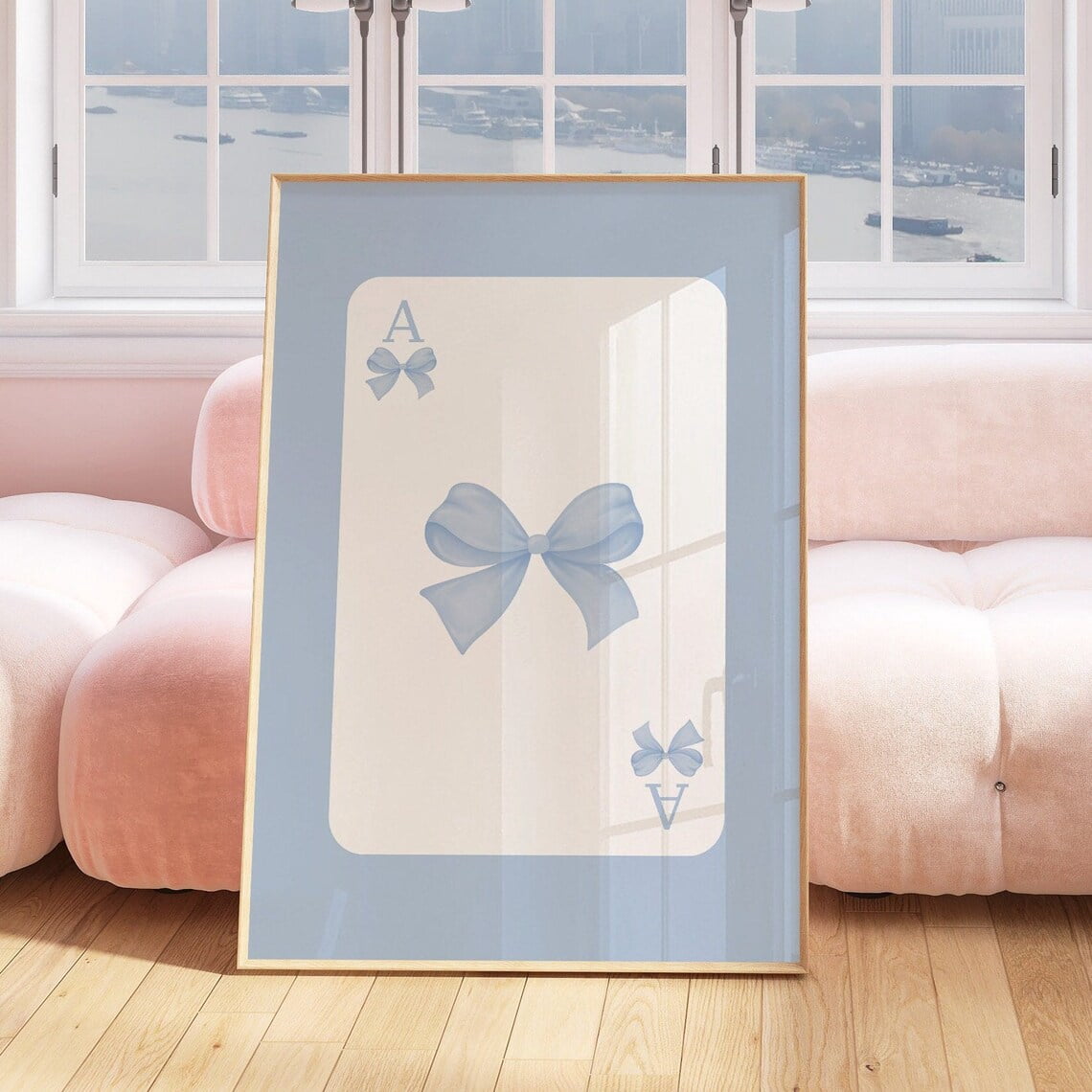 Coquette Bow Art Print, Balletcore Wall Art, Unframed Paper Poster ...