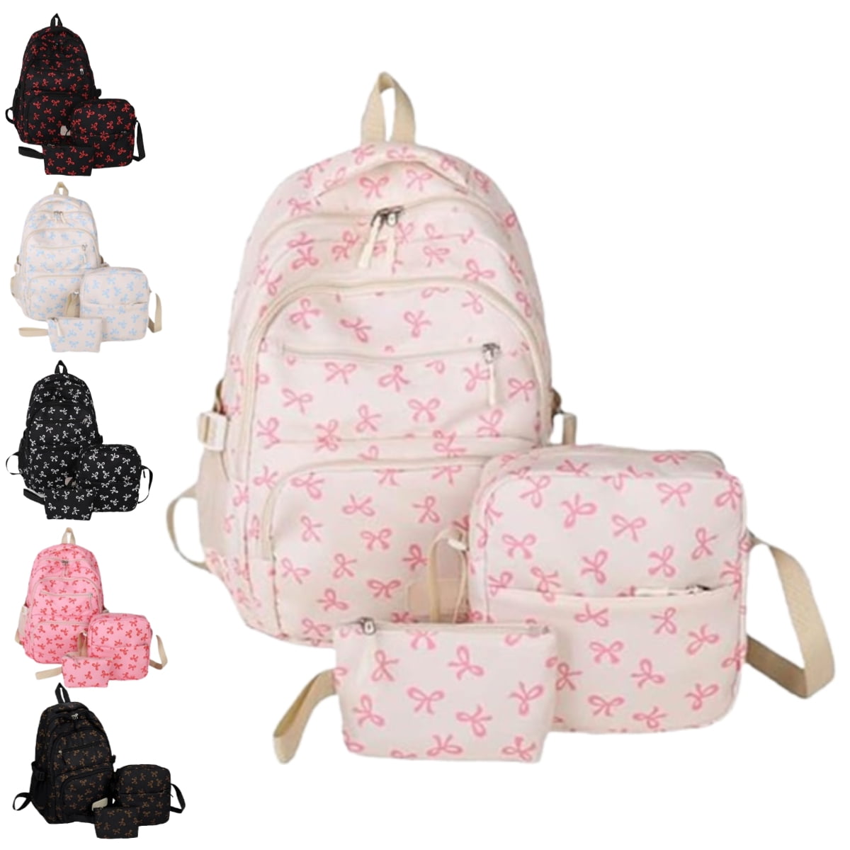 Coquette Bow Backpack, Bow Backpack for Women Cute Kawaii Backpacks ...