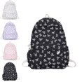 Coquette Bow Backpack for Women, Cute Kawaii Nylon Rucksack, Aesthetic ...