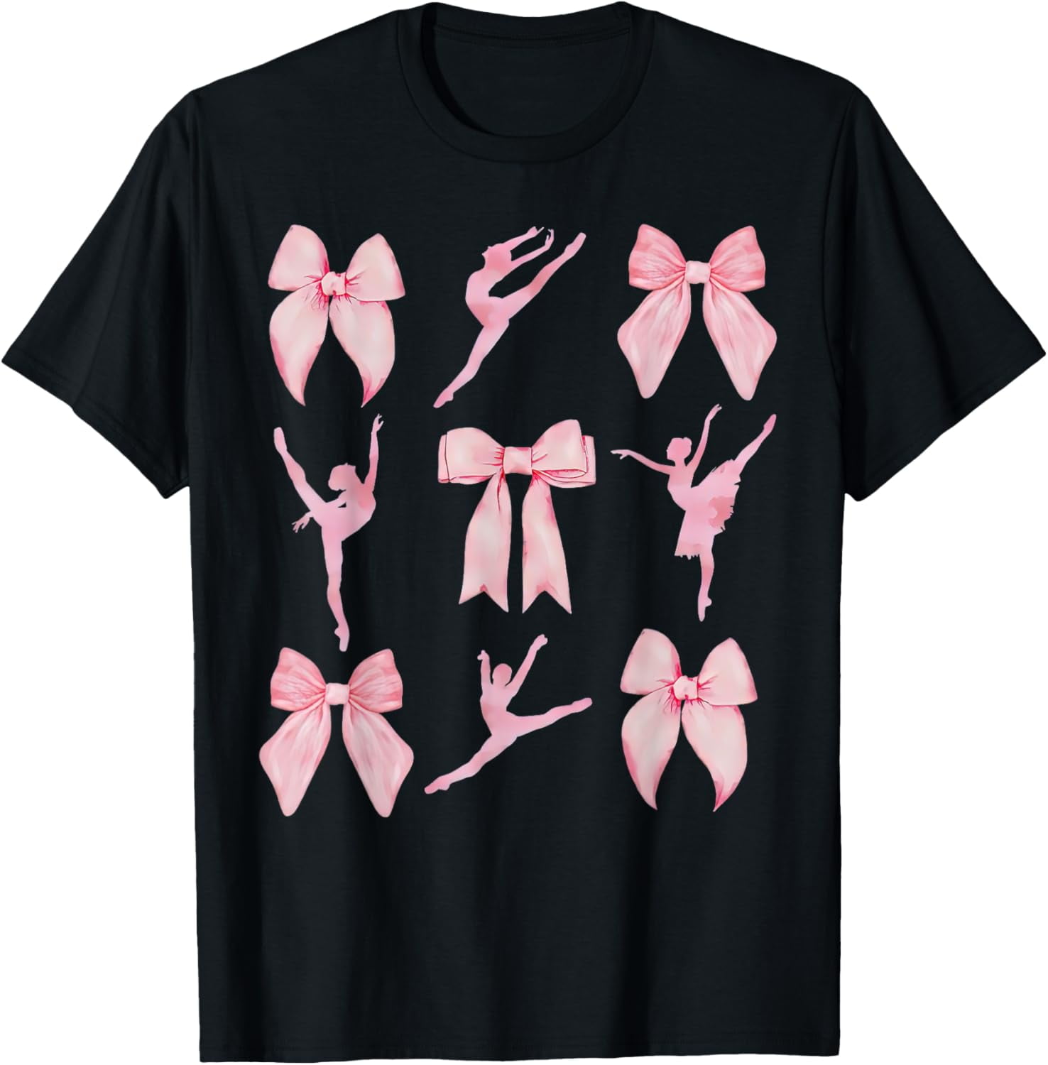 Coquette Bow Ballet Dance Teacher Coquette Women Dancing T-Shirt ...