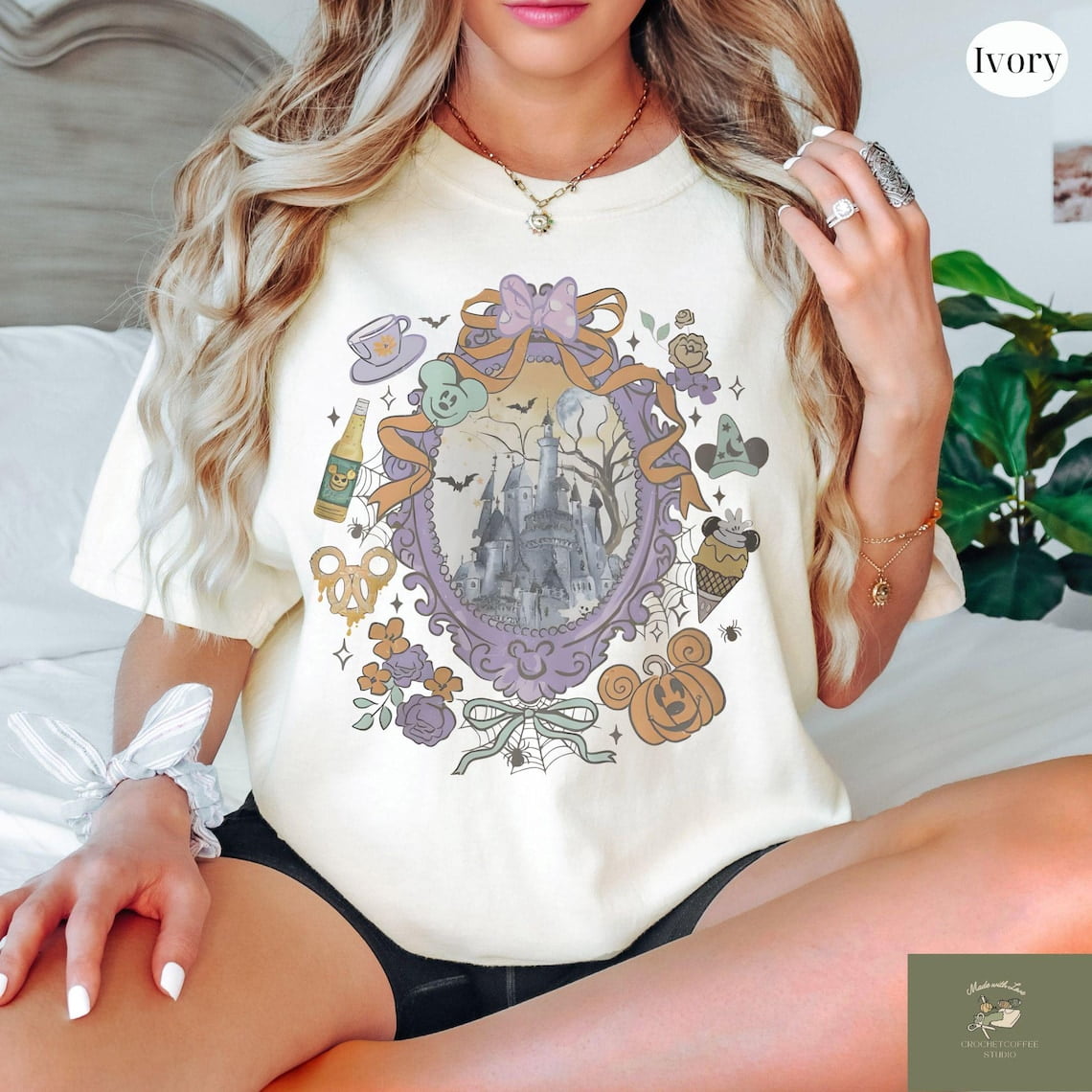 Coquette Bow Castle Disney Costume Party Shirt, Mickey'S Not So Scary Costume Party Disney Girl ...